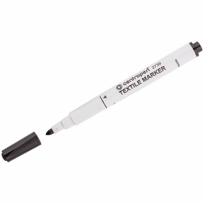 Маркер для ткани Centropen Textile Marker 2739 черный, 1,8мм, картон ( Артикул 093452 )