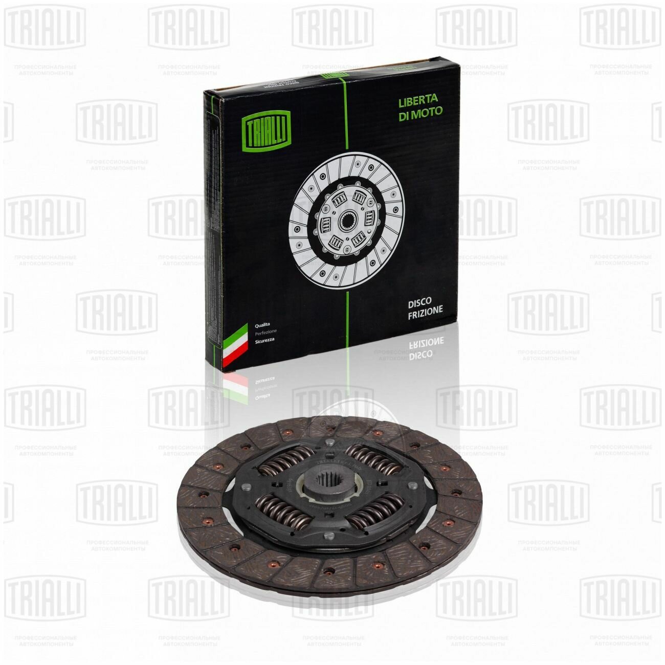 Диск сцеп. ведом. для а/м Ford Focus I (98-)/C-Max (03-) 1.6i (FD 1001), TRIALLI FD1001