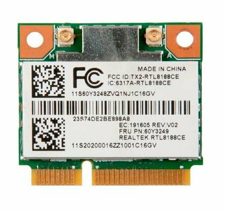 WiFi адаптер Realtek RTL8188CE для ноутбука Thinkpad