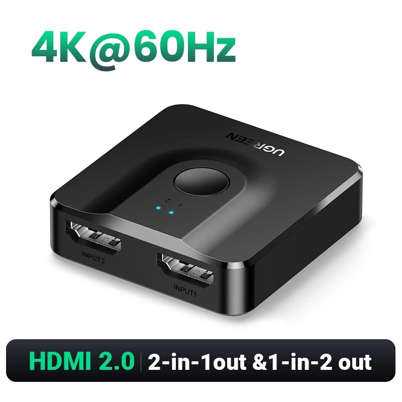 UGREEN HDMI разветвитель CM561/217 4K HDMI 2.0