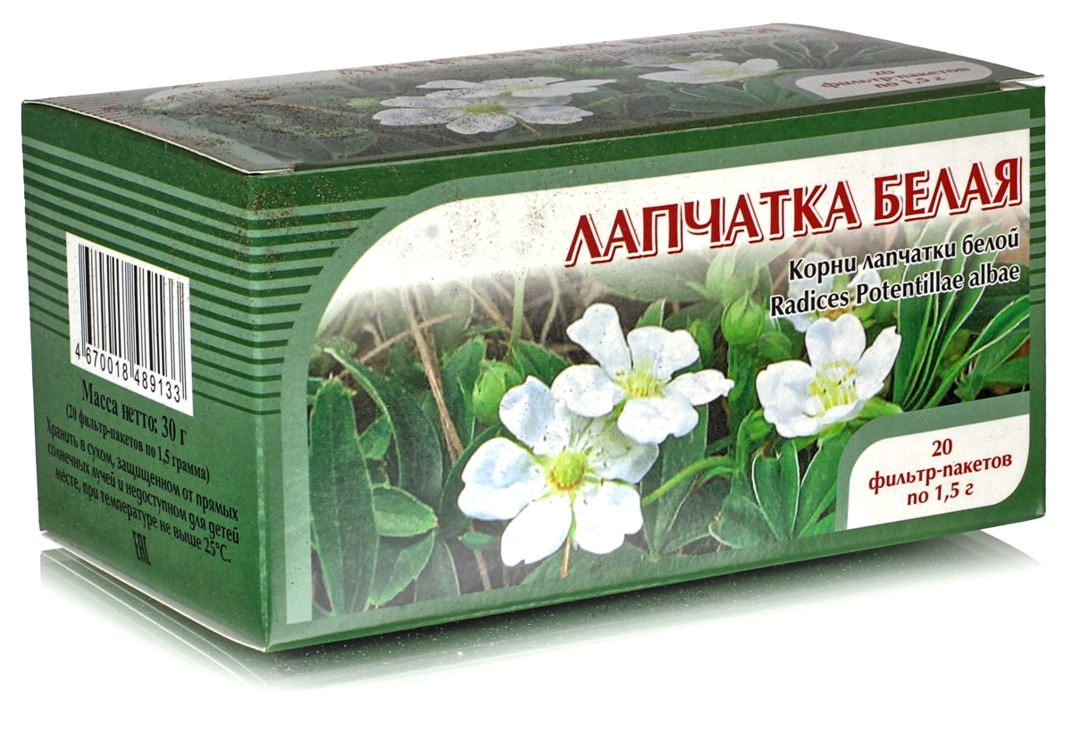 Лапчатка белая корень, 20 ф/п