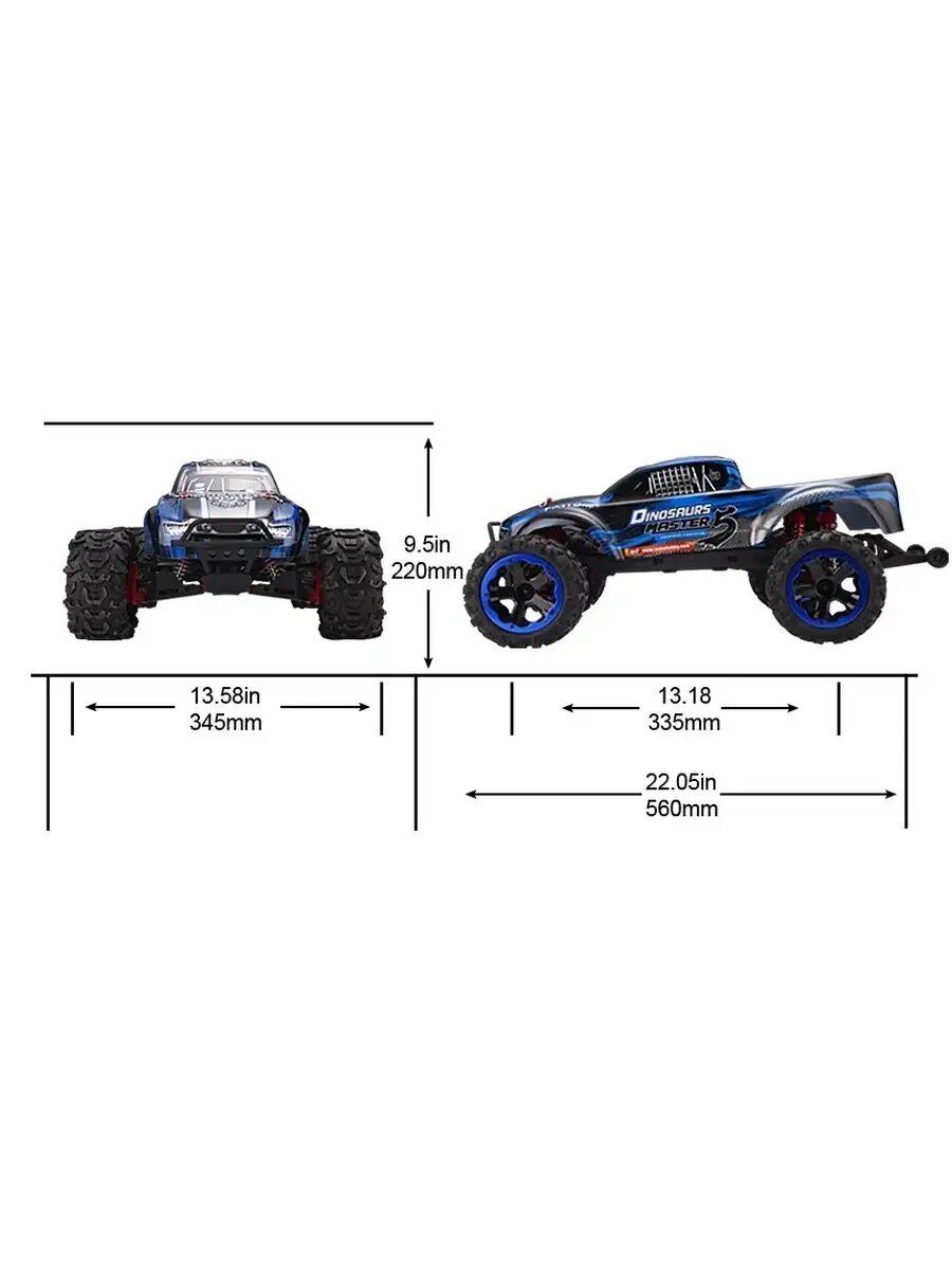 Монстр Dinosaurs Master RH8036-BLUE — фото 1