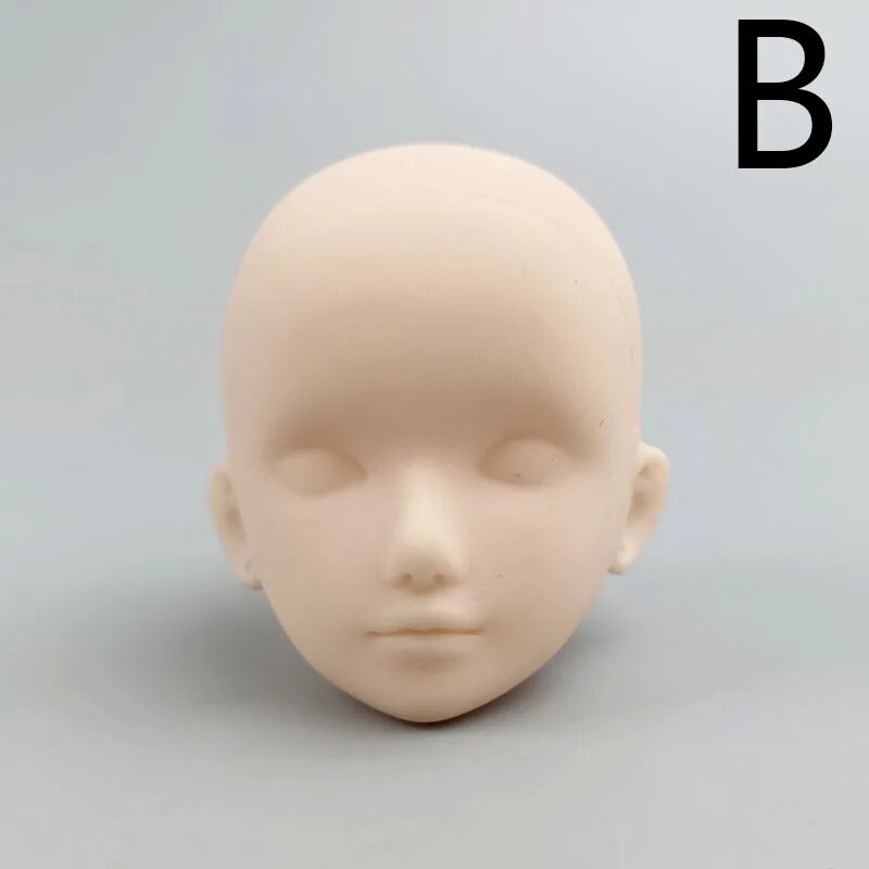 Пластиковая голова для кукол BJD 1/6 без волос