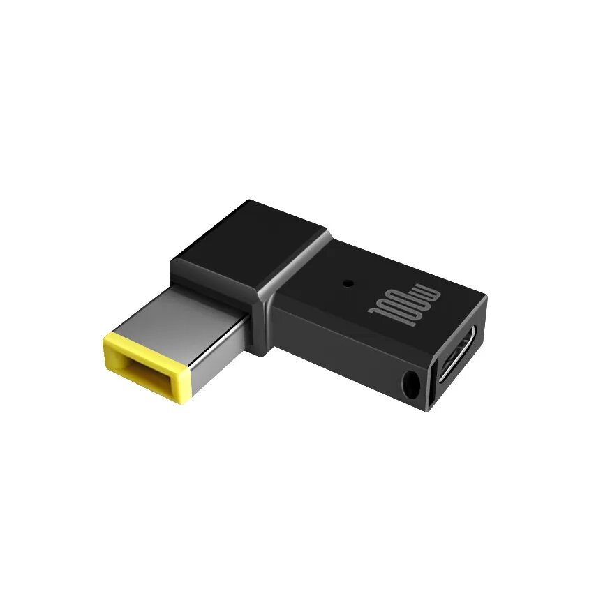 Geris Power кабель-переходник USB C «мама» на квадратный разъем «папа» 100 Вт Adapter