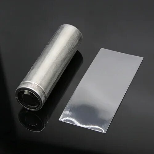 Термоусадочная трубка ПВХ для аккумуляторов 18650/21700/26650 Clear, 50 pieces, 21700 Film