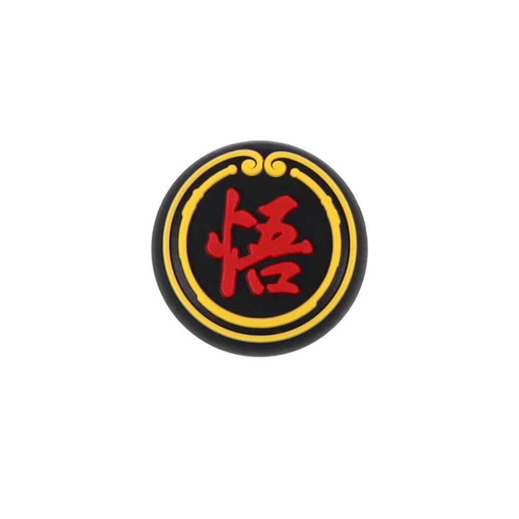 Чехол для джойстика беспроводного игрового контроллера с печатью китайских иероглифов, Колпачки захвата большого пальца, Силиконовый чехол