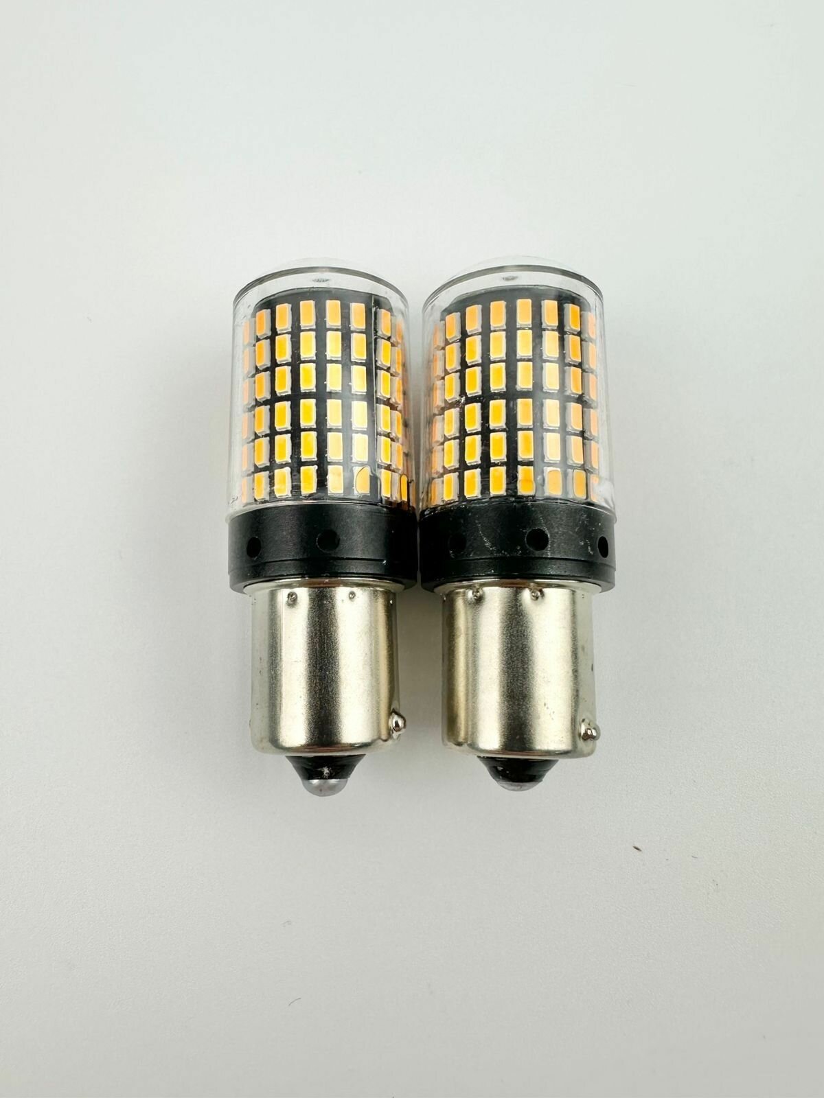 Светодиодная LED лампа P21W в комплекте 2шт)