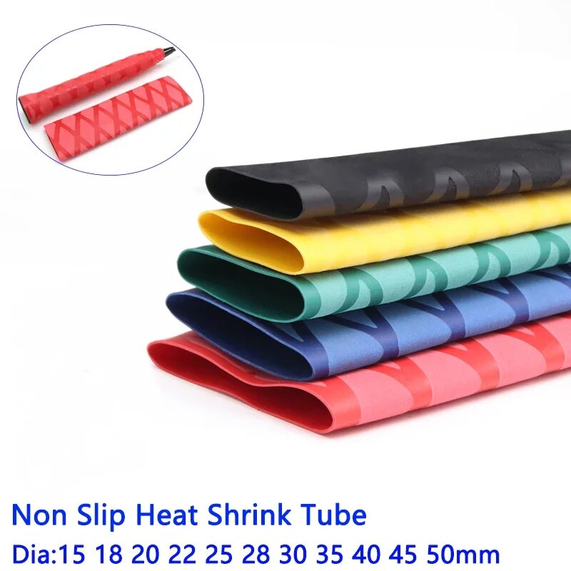 Термоусадочная трубка PE 1/3/5 шт. Dia 35mm, Black, 1M x 1Pcs