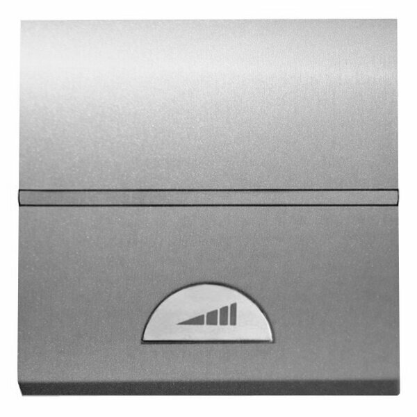 ABB Zenit Мех-м Niessen светорегулятора нажимного 60-500Вт, 2-мод. Серебр. N2260.2 PL