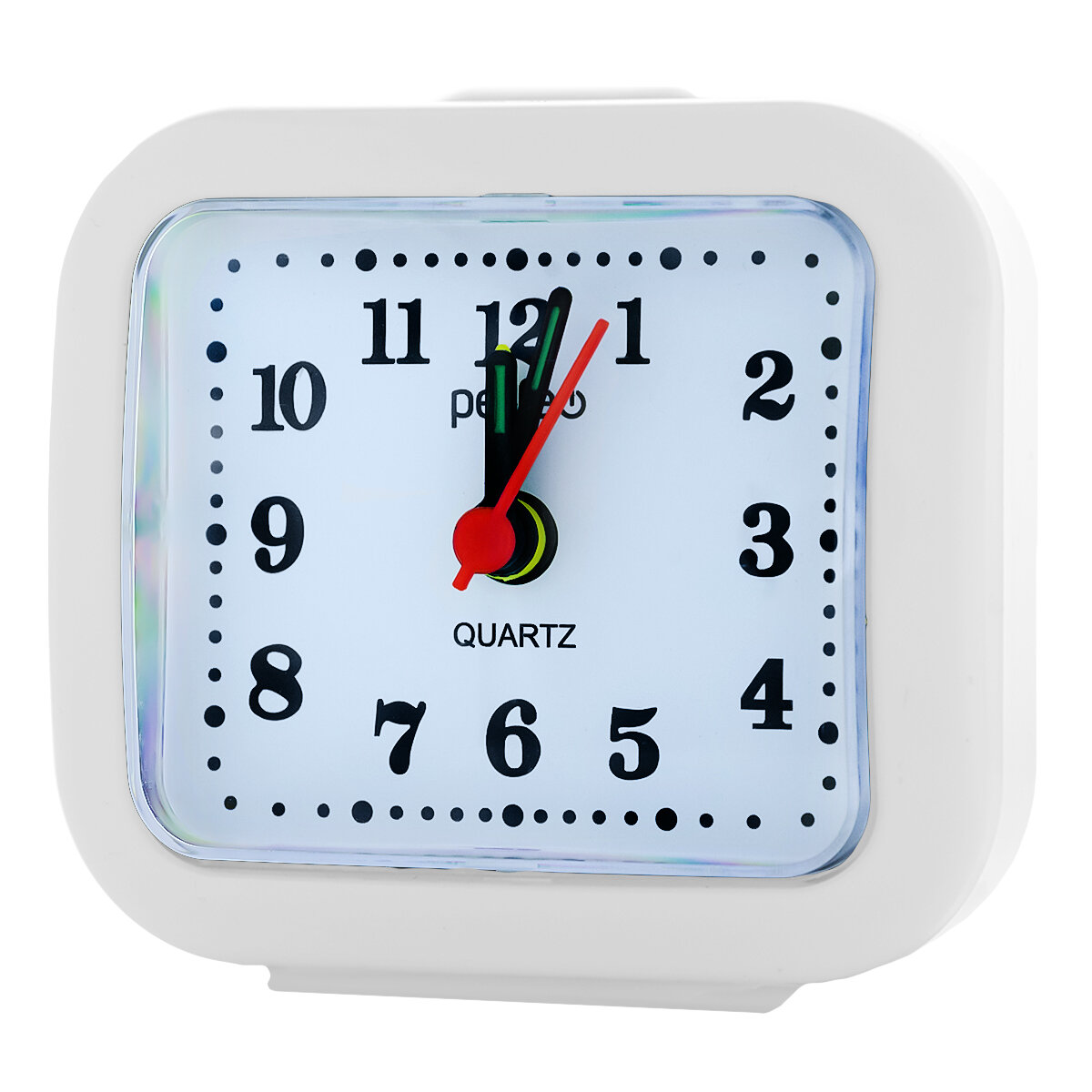 Будильник "Perfeo" PF-TC-004 прямоугольные белые