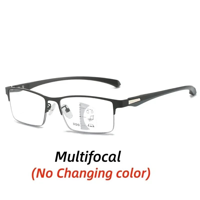 Многофокальные очки KLASSNUM, цвет оправы Multifocal-black, рецепт 3.0