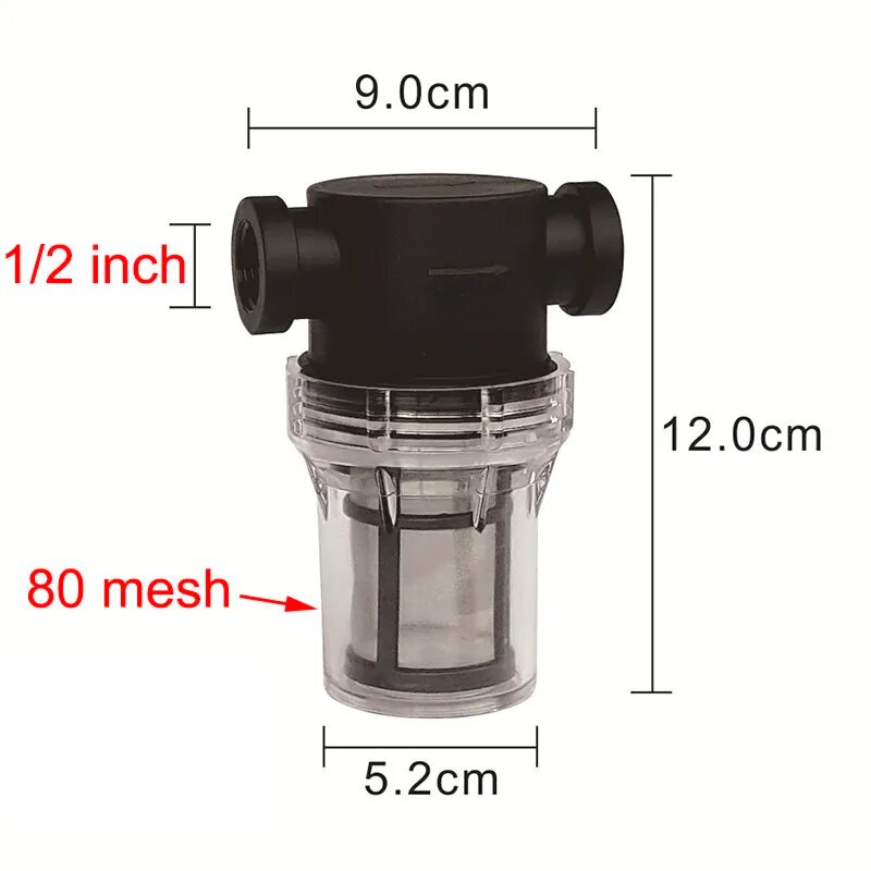 JOEKOL Фильтр для полива пластиковый 1/2", 3/4", 1"