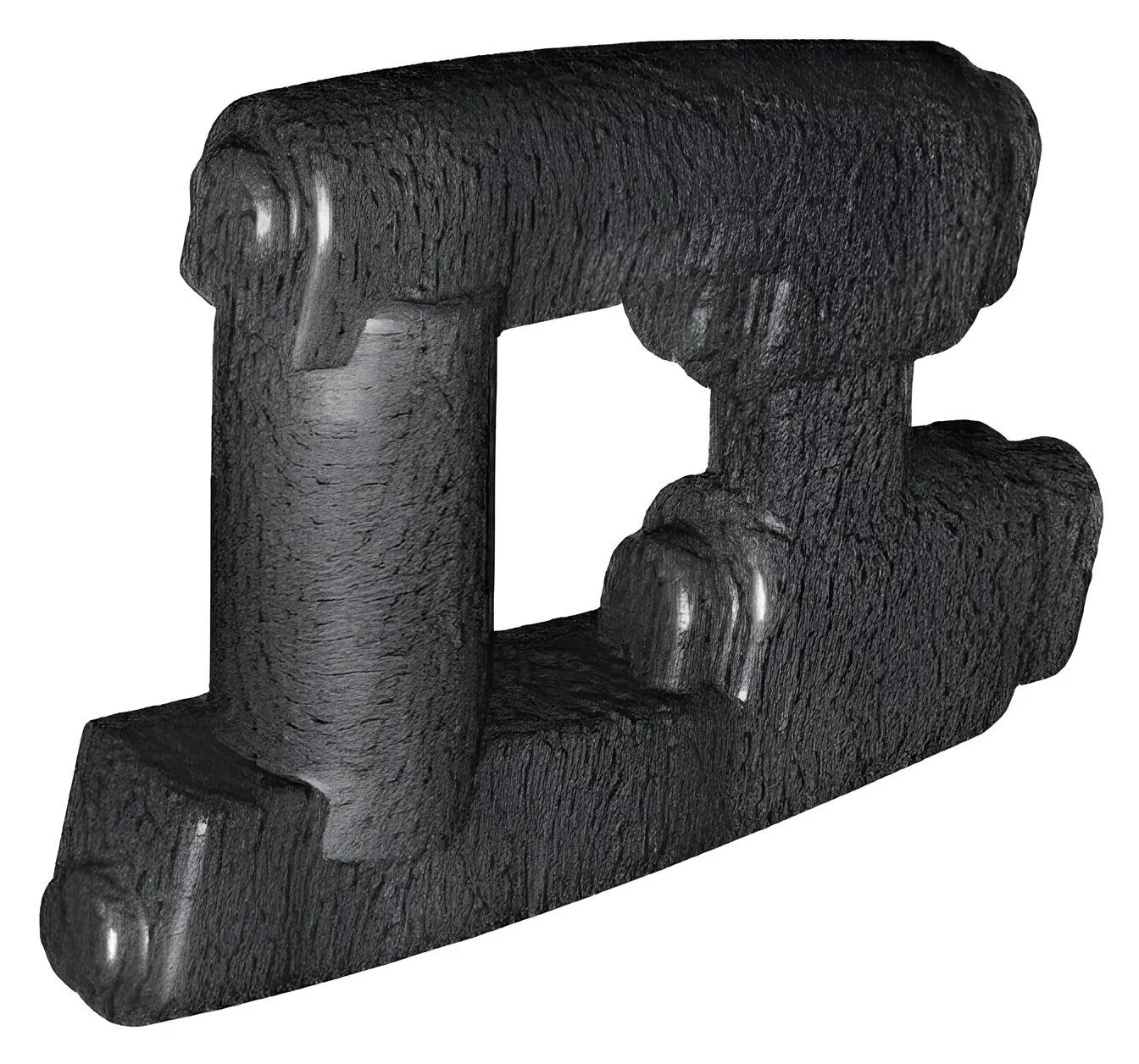 Деталь LEGO Космический бластер Lego 17010 Weapon Gun, Space Blaster U Pearl Dark Gray