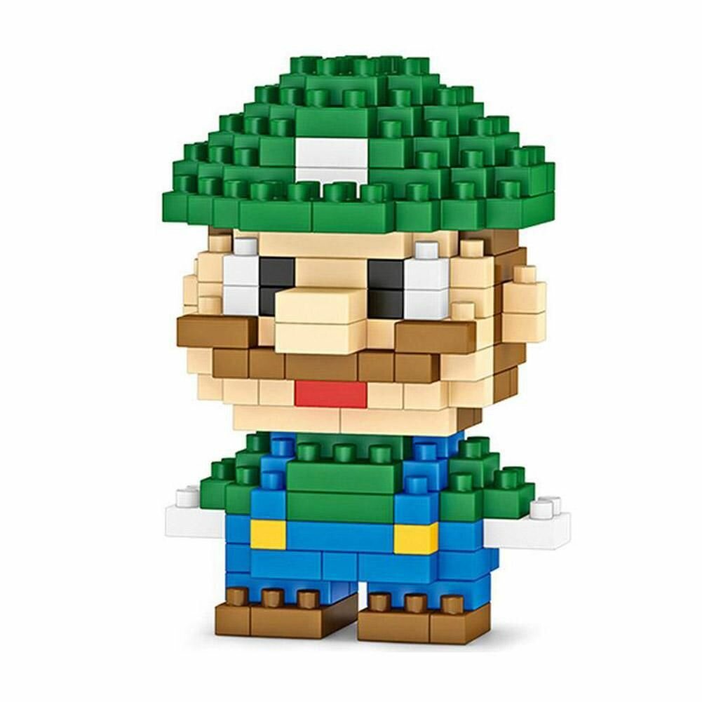 Мини-строительные блоки, набор головоломок из строительных блоков, Супер Марио, Губка Боб Квадратные Штаны и т. д