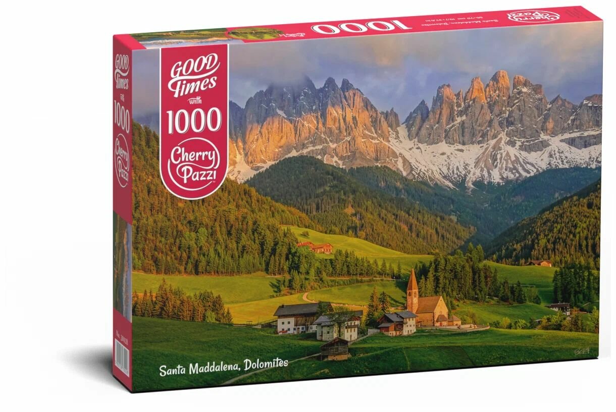Пазлы Cherry Pazzl 1000 деталей, "Санта-Маддалена, Доломиты"