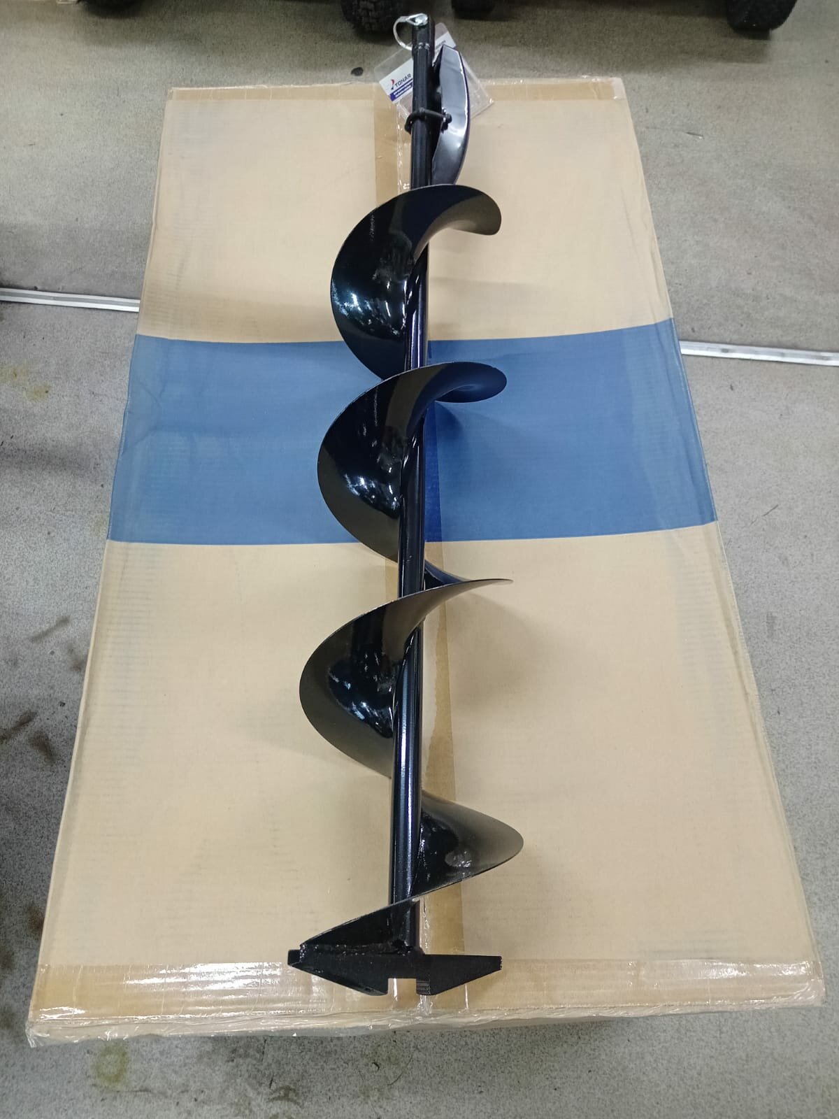 Шнек для мотобура, ледовый 7,2" (180 мм, d 20мм, L 100см) Однозаходный