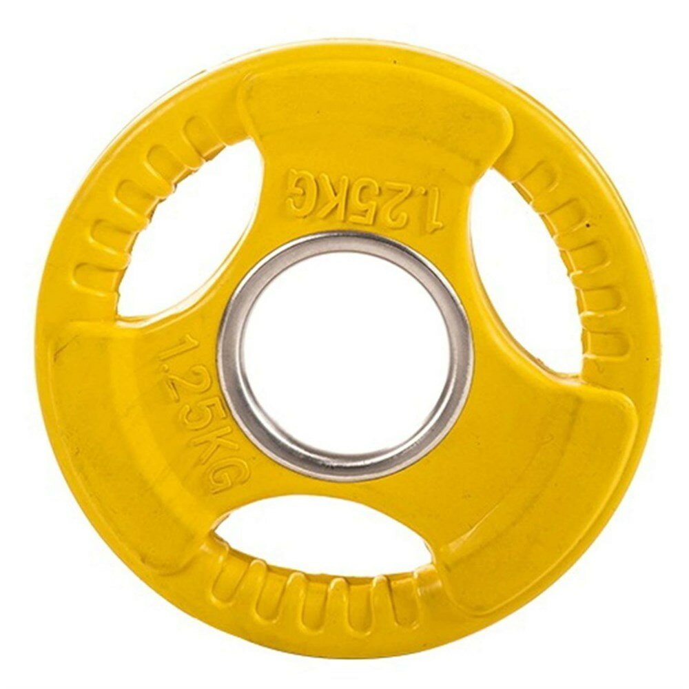 Интспорт Диск обрезиненный 3 HANDLE цветной D51 мм PROFI-FIT 1,25 кг распродажа Желтый