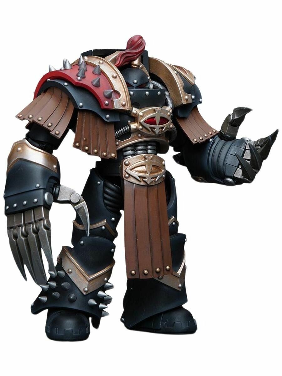Подвижная фигурка JOYTOY Warhammer Sons of Horus Justaerin Terminator Squad Justaerin with Lightning Claws коллекция игрушек