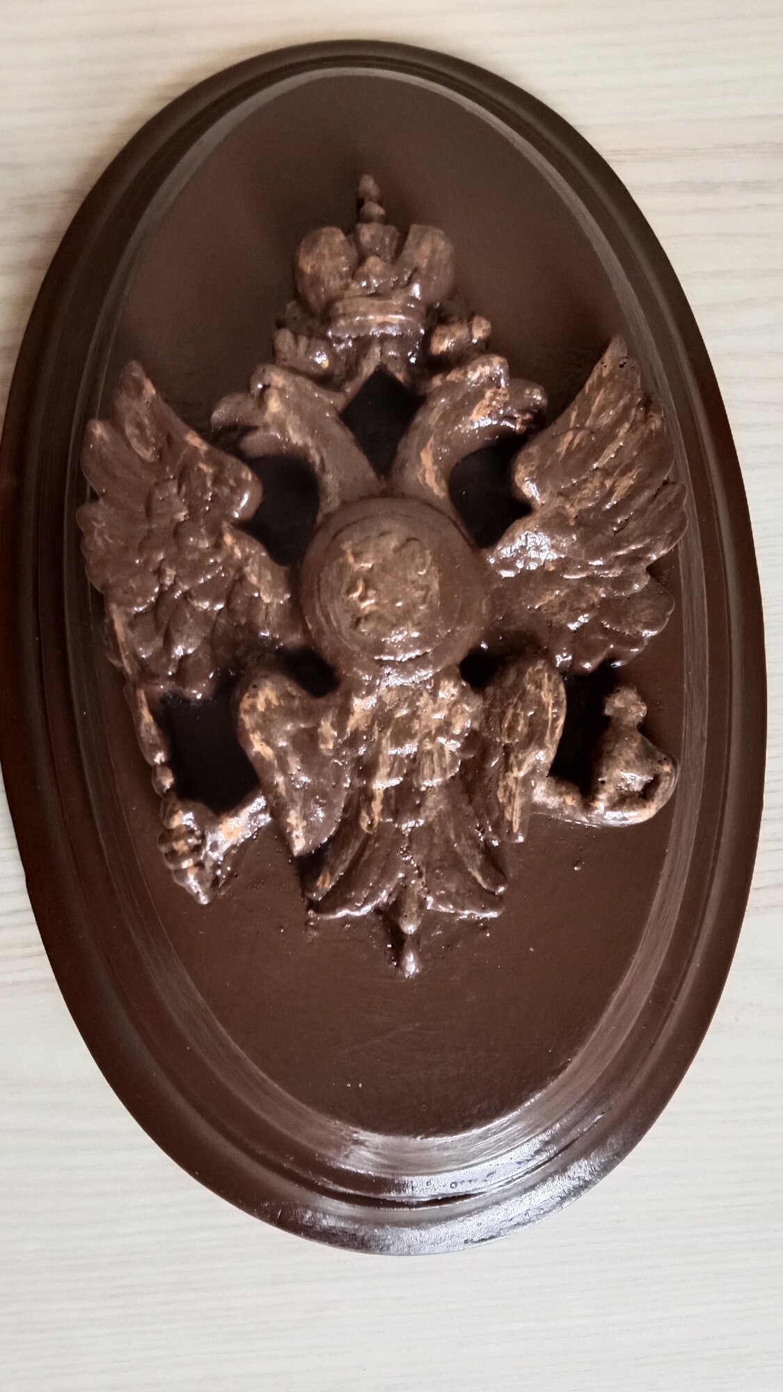 Герб Российской Империи коричневый