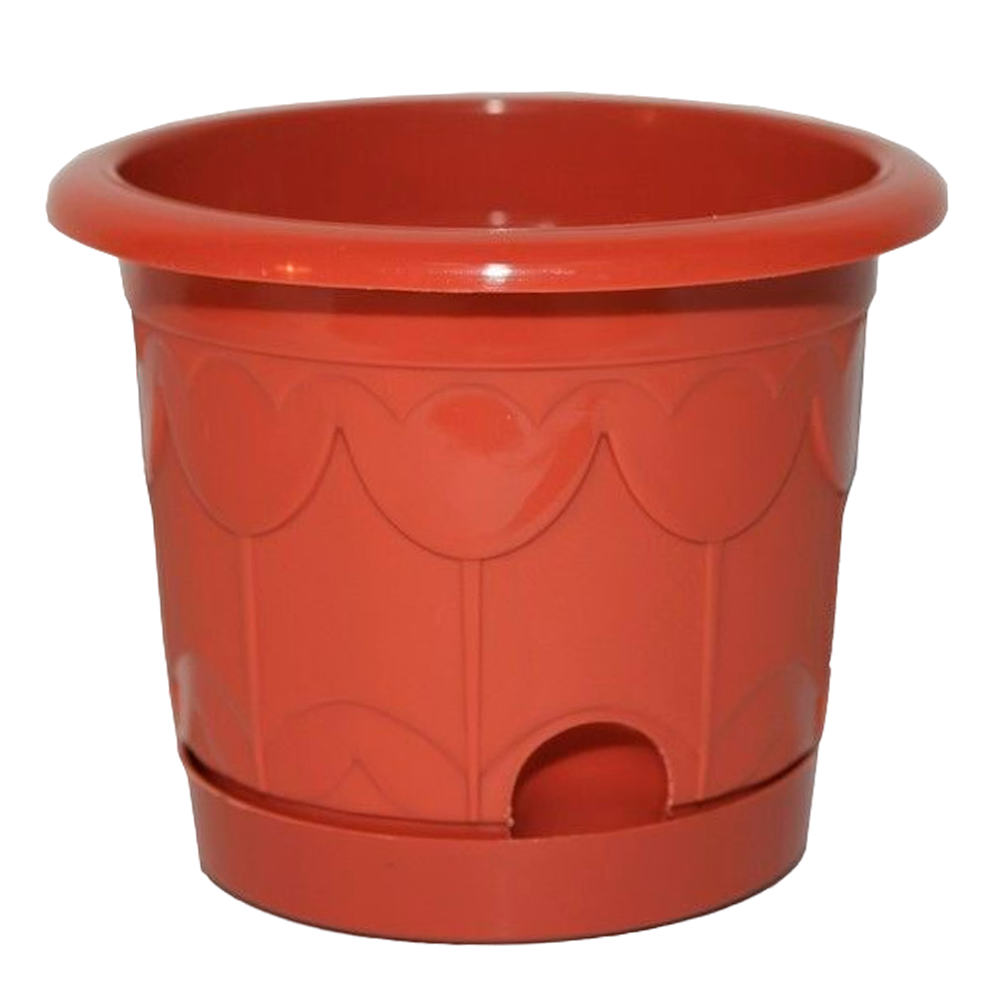 Тюльпан горшок с поддоном 0,4л d10 h8см терр