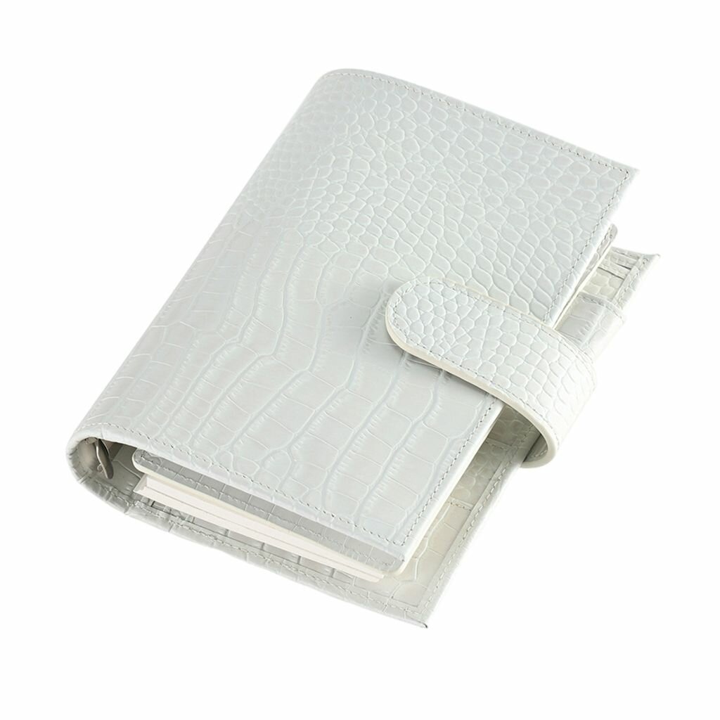 Блокнот с перерабатываемыми страницами из PU-кожи карманом для карт и отделением наличных