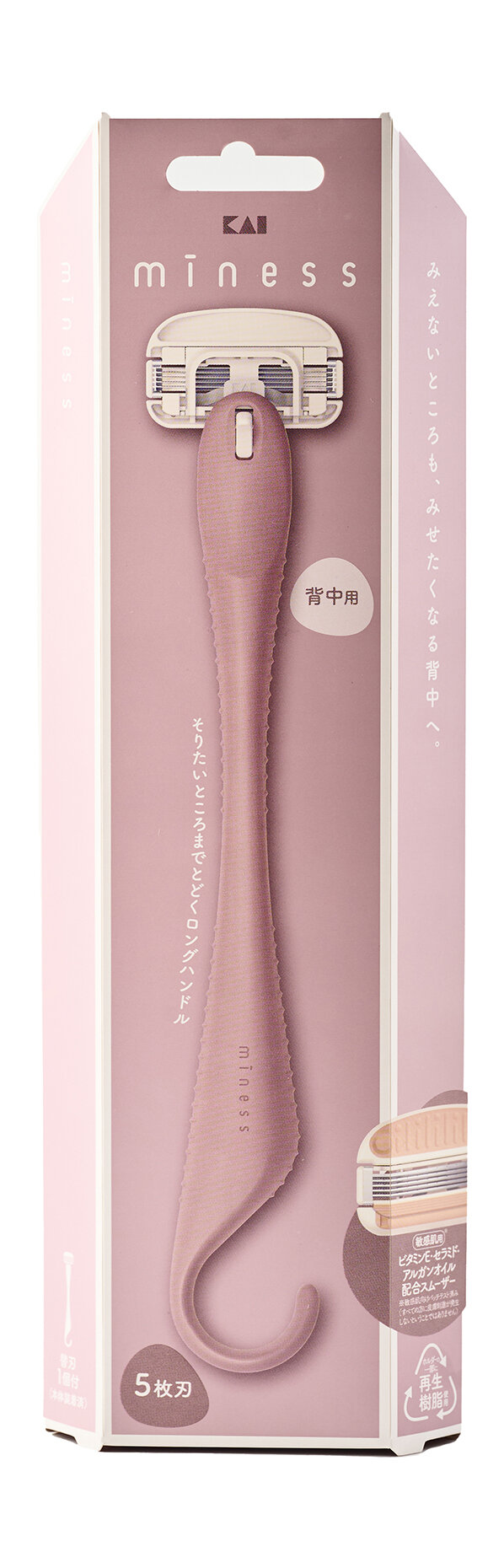 MINESS Станок для бритья женский с длинной ручкой