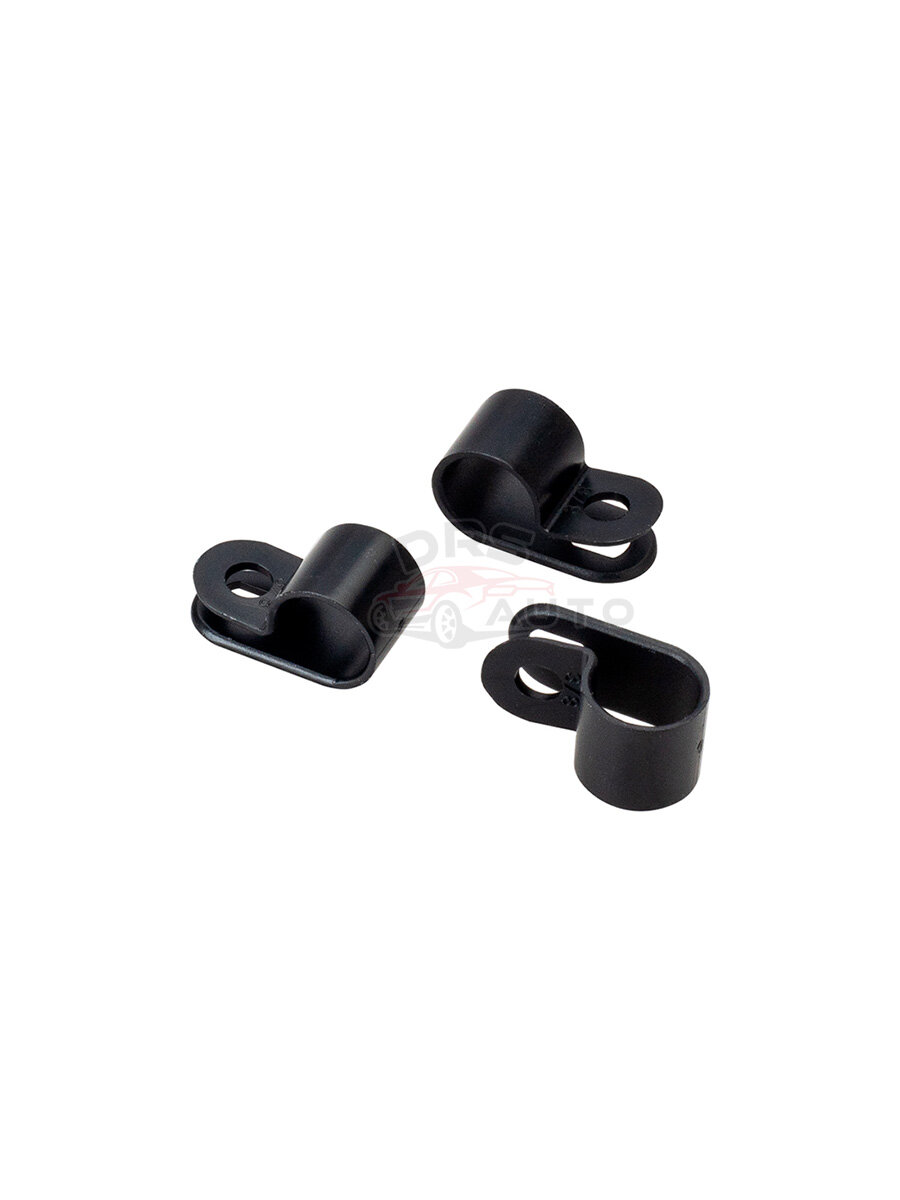 Клипсы крепежные AurA CCN-804B сечение до 4 AWG (20 мм), пластик 50 шт