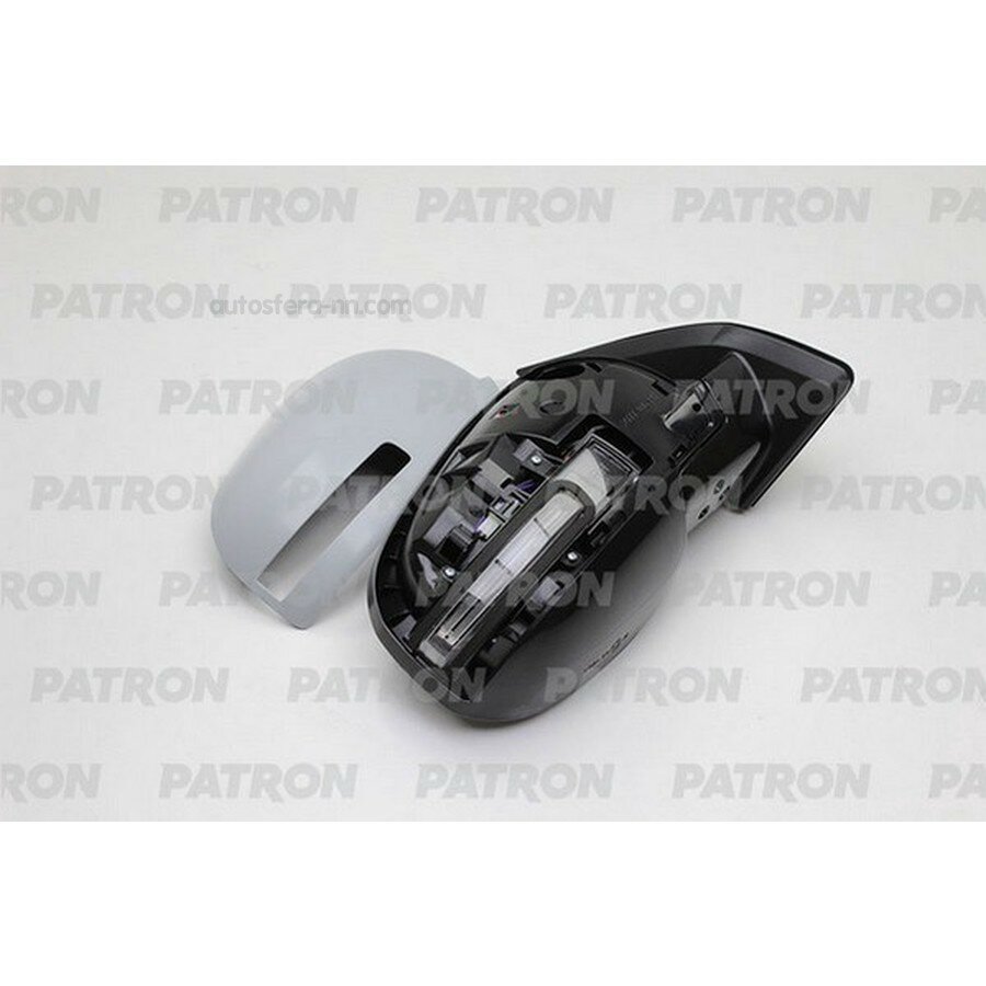 PATRON PMG0015M02 Зеркало наружное в сборе прав электр с подогр, электроскладыв, грунт, указ поворота, выпукл Mitsubishi ASX 10-13, Outlander 10-15