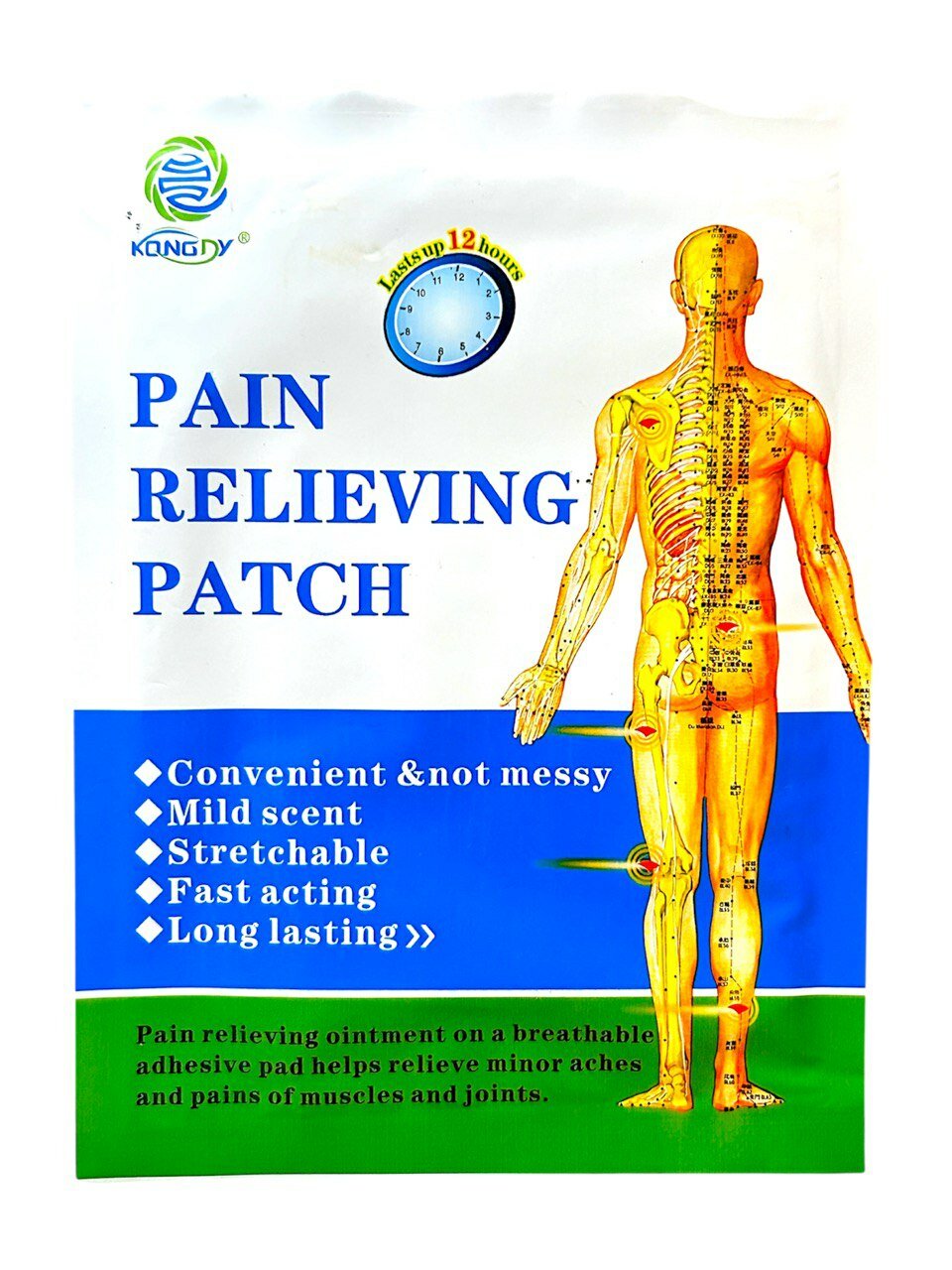 Пластырь обезболивающий Pain Relieving Patch, (3 патча)
