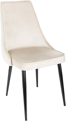 Стул для дома Бюрократ CH-K4 бежевый Holland 06 металл черный на ножках