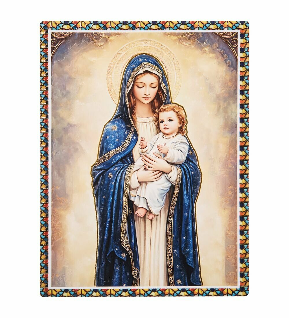 Панно 'Дева Мария с Младенцем Христом'
