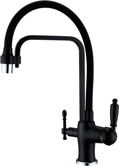 Смеситель для кухни Zorg Sanitary ZR 342-6 YF Black