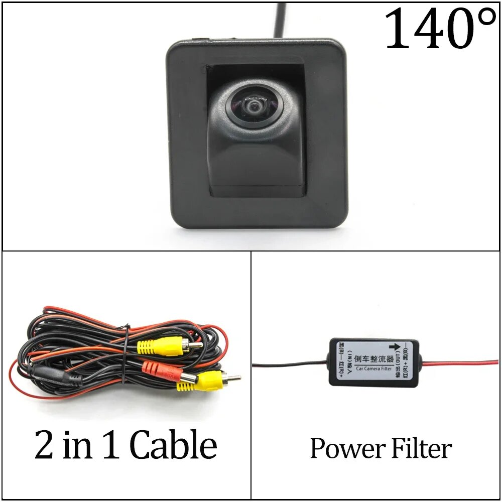 Автомобильная камера заднего вида HD AHD Fisheye Starlight для LADA VESTA SW/VESTA SW CROSS/VESTA, монитор заднего хода для спортивных автомобилей 140 And Power filter