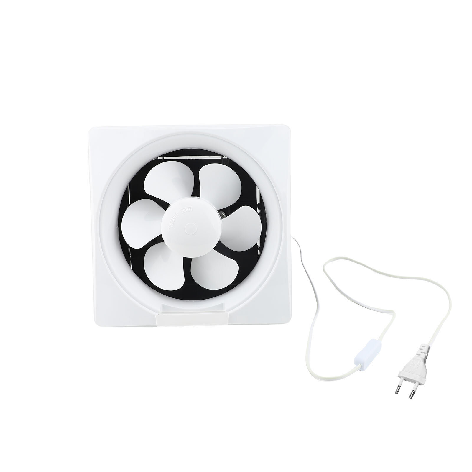 Кухонный вытяжной вентилятор Настенный вентилятор для вентиляции гаража Вытяжной вентилятор для подвала Мощный двигатель с низким уровнем шума для домашнего офиса XL 39x39x12,5 см / 15,4x15,4x4,9 дюйма