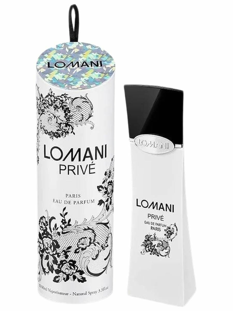 Вода парфюмерная Lomani Prive, 100мл, для женщин, восточные и цветочные ноты