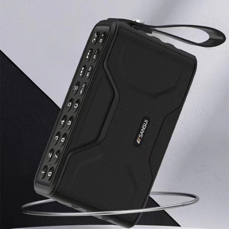 Bluetooth-колонка Shanshui S71 с радио, цифровым выбором песен, стереозвуком, длительным временем воспроизведения, поддерживает воспроизведение с U-диска и TF-карты