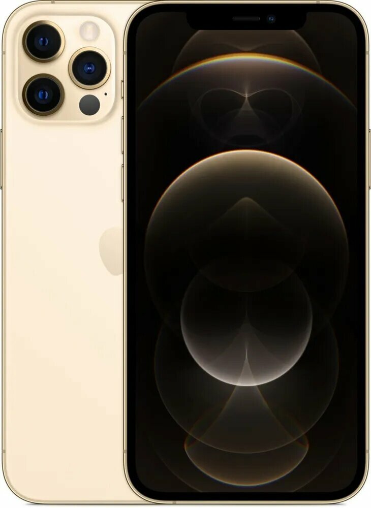 Восстановленный Apple Смартфон iPhone 12 Pro SIM+SIM 6/128 ГБ, золотой