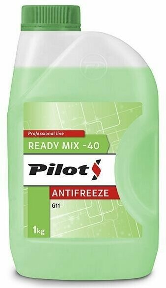 Антифриз Pilots А-40 зеленый G11 1кг.