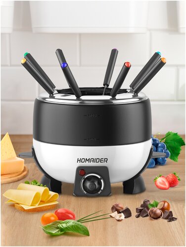 Homaider Электрическое Фондю для сыра, шоколада — купить в интернет ...