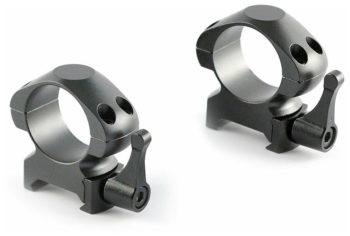 Кольца для прицела оптического Nikko Stirling Diamond QR 25,4 мм средние, быстросъемные на пикатинни