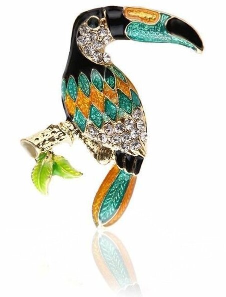 Брошь, стразы