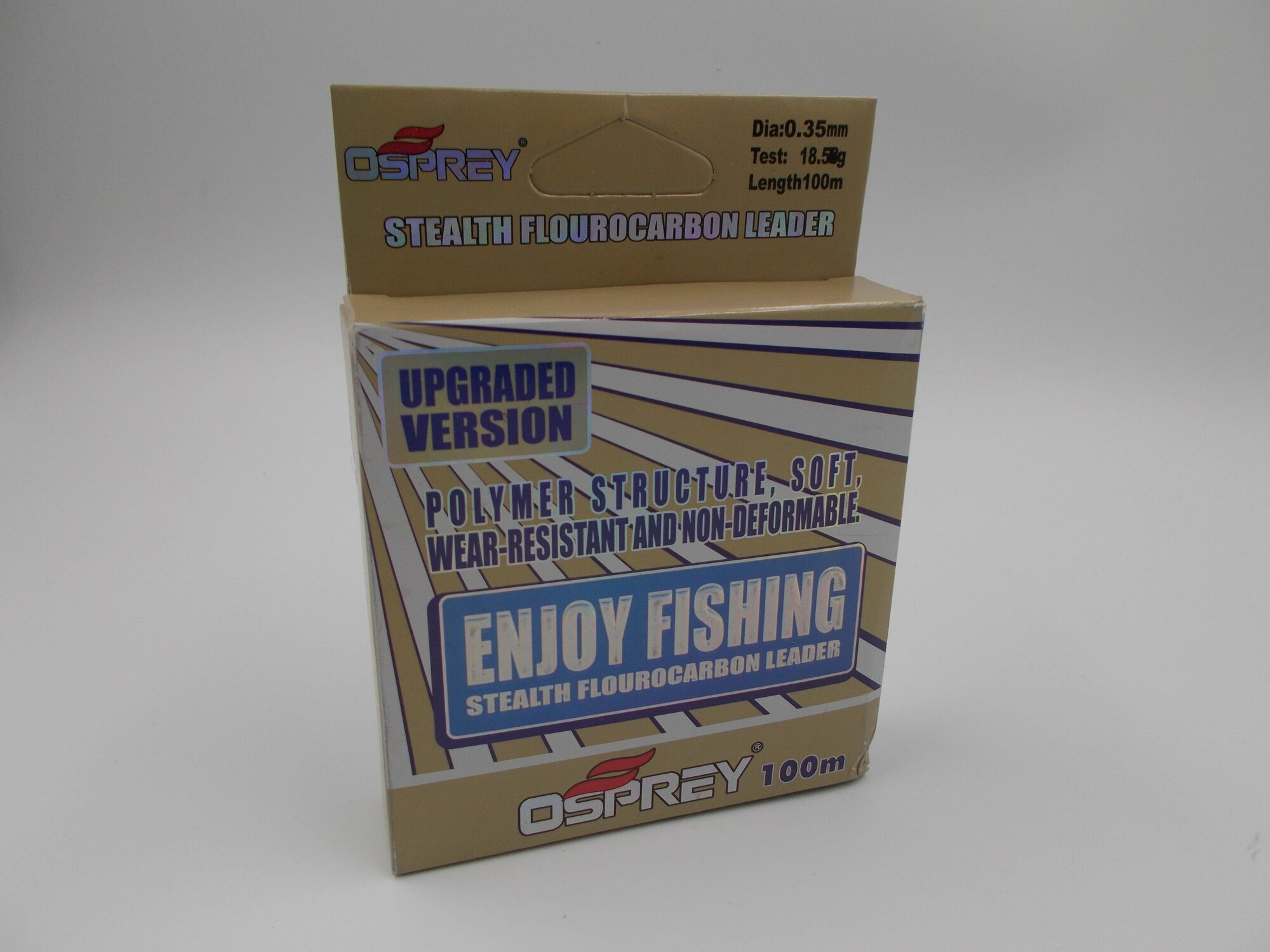 Леска Монофильная с покрытием флюорокарбоном.