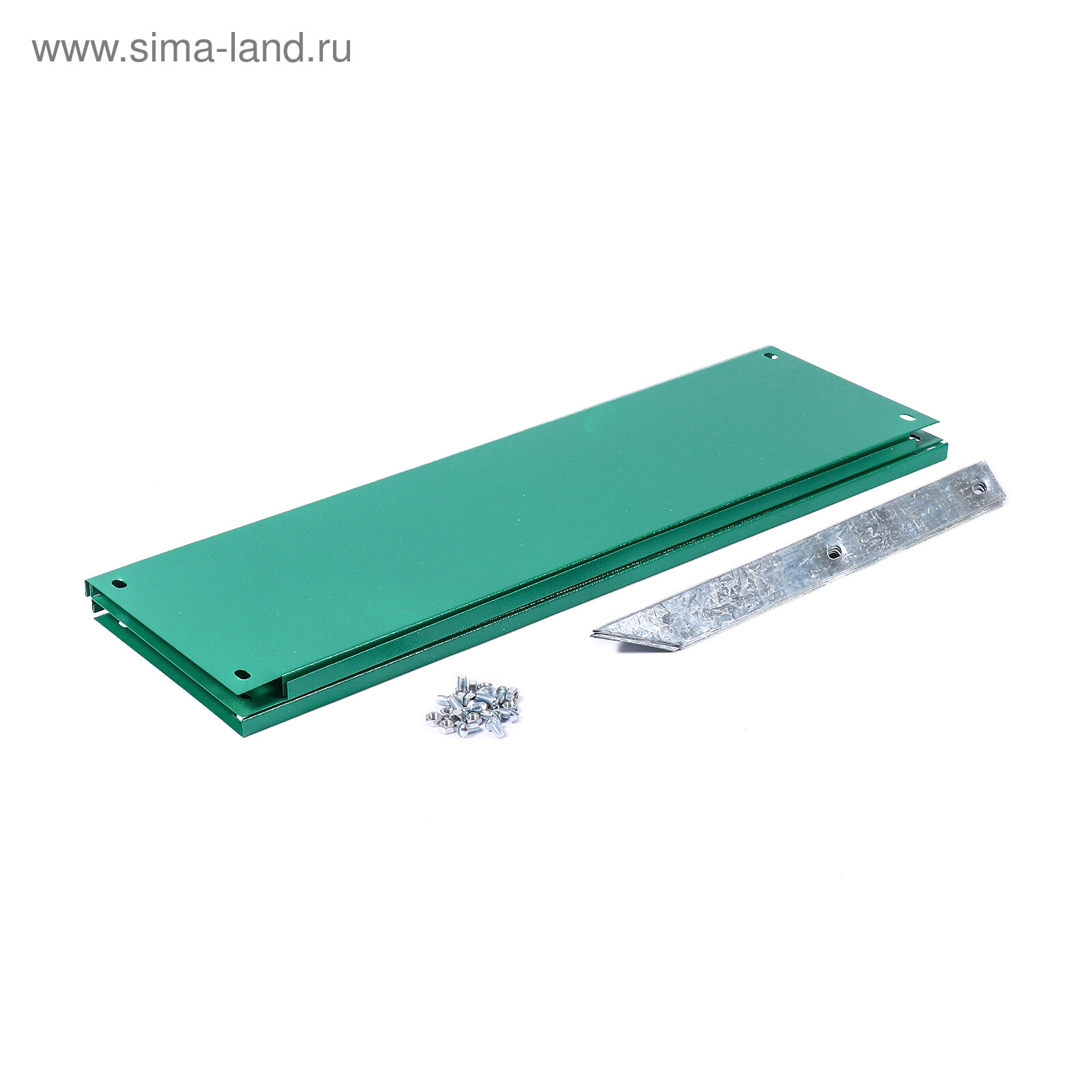 Клумба оцинкованная, 50×50×15 см, ярко-зелёная, Greengo