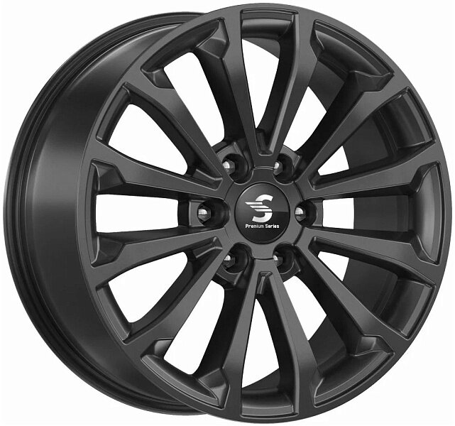 Диски легковые литые 8.5*20 6*139.7 et33 h75.1 КиК KP006 Fury black(цвет)