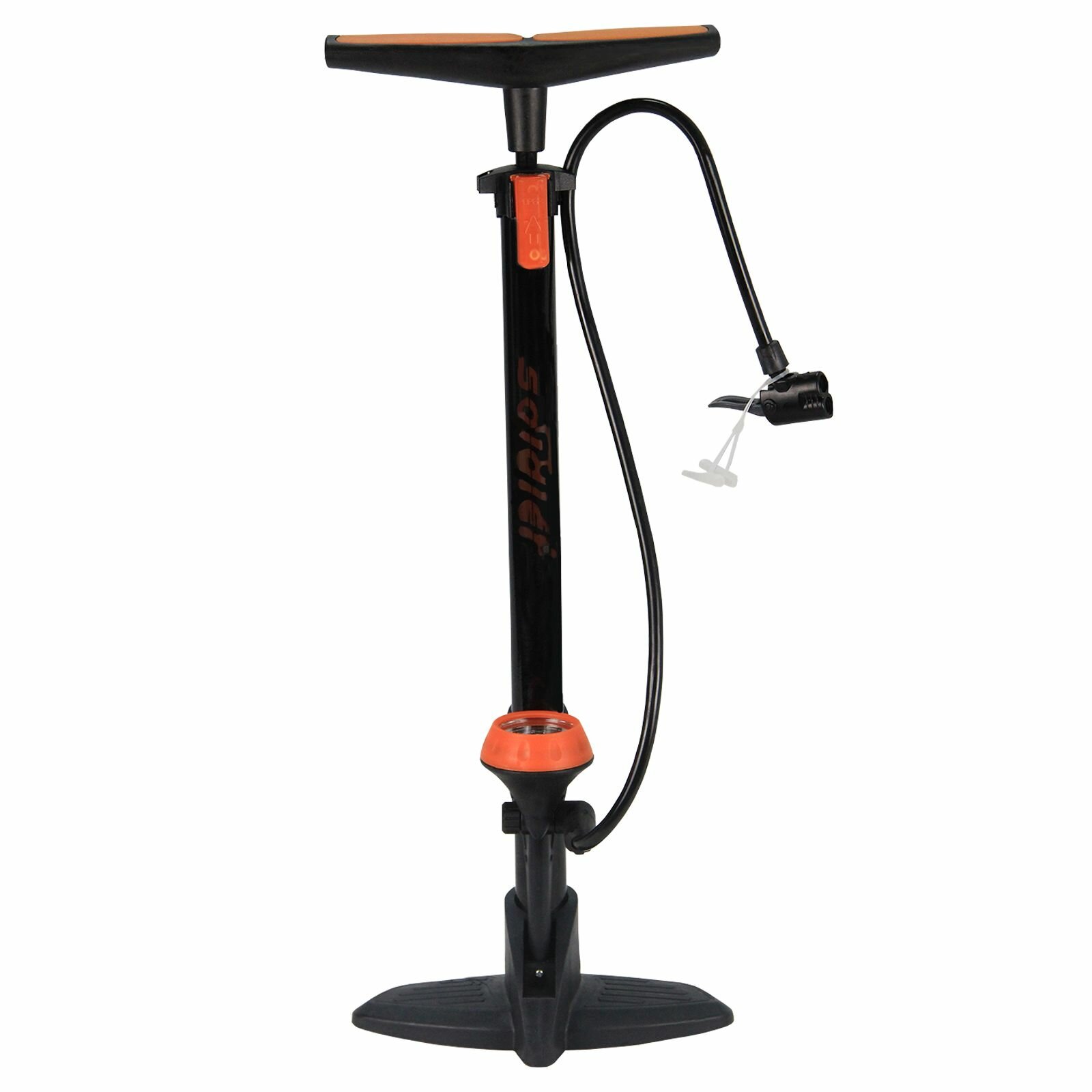 Насос велосипедный ручной, с манометром