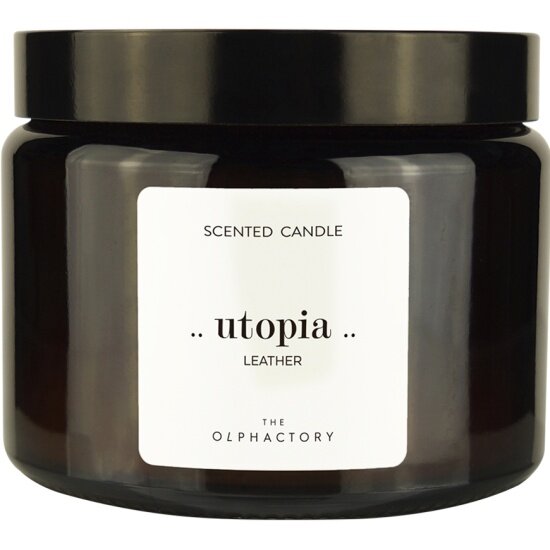 Свеча ароматическая Ambientair The Olphactory Utopia Leather, 60 ч