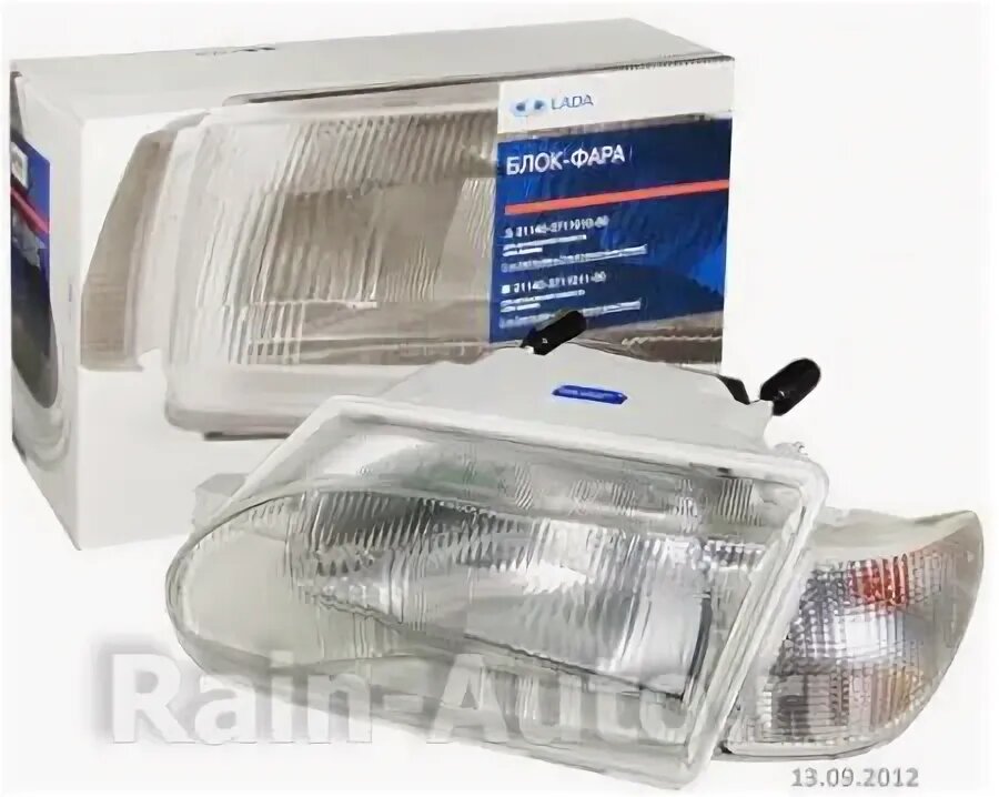 LADA 21140371101130 Фара 2113-15 лев с бел указ повор (освар) фирм. упак. (742.3711010-02)