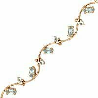 Браслет, красное золото, 585 проба