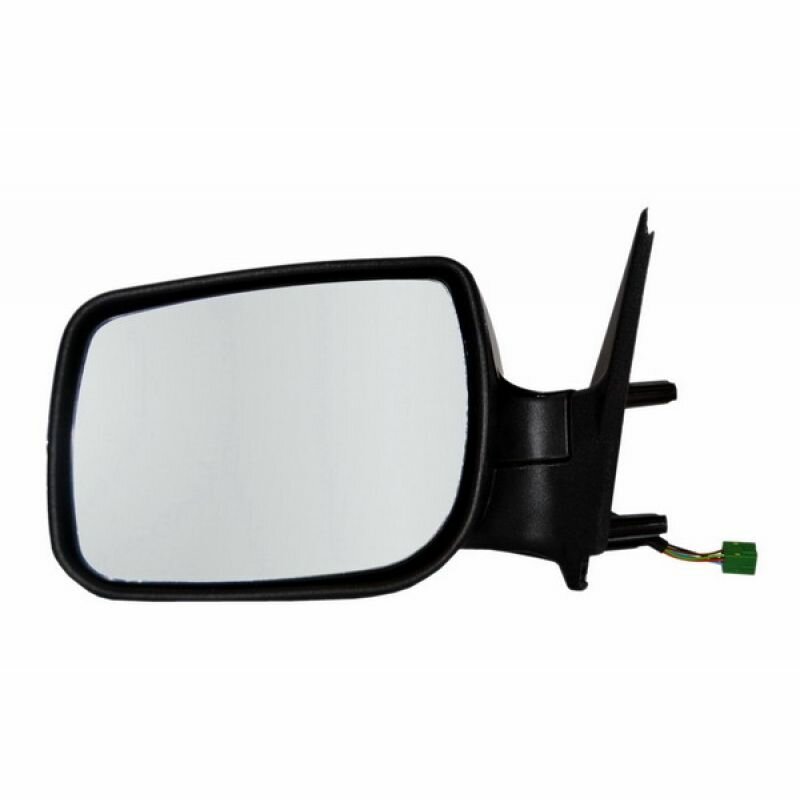 Зеркало боковое штатное левое с электроприводом регулировки для Лада Калина-2 (2013-н. в.) и Лада Гранта седан (2011-н. в.), с обогревом, сферический противоослепляющий отражатель нейтрального тона.