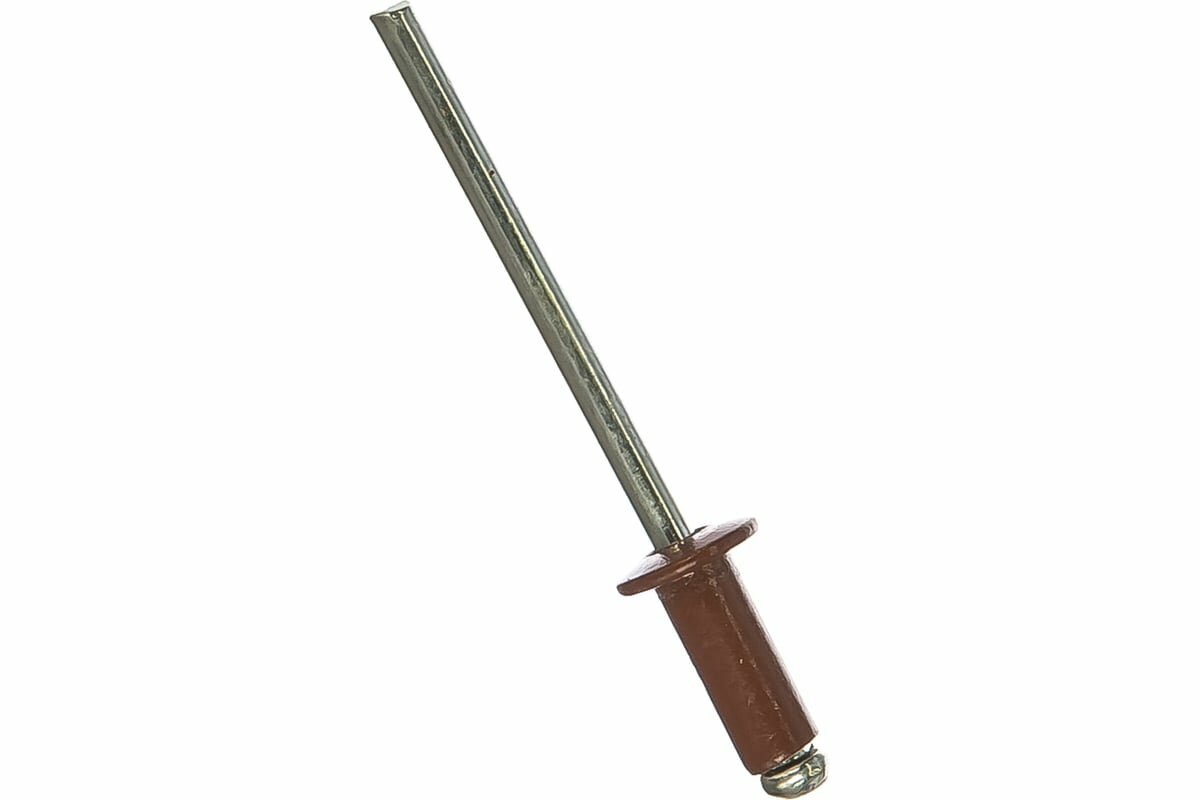 Качественный крепеж Заклёпка вытяжная коричневая 4,0\10 RAL 8017150 150 шт 0200515 КЧ